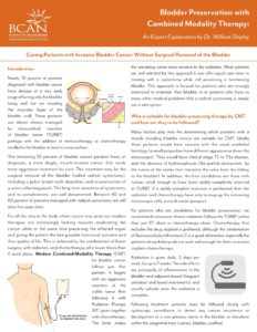 Bladder Preservation with CMT – Bladder Cancer Advocacy Network