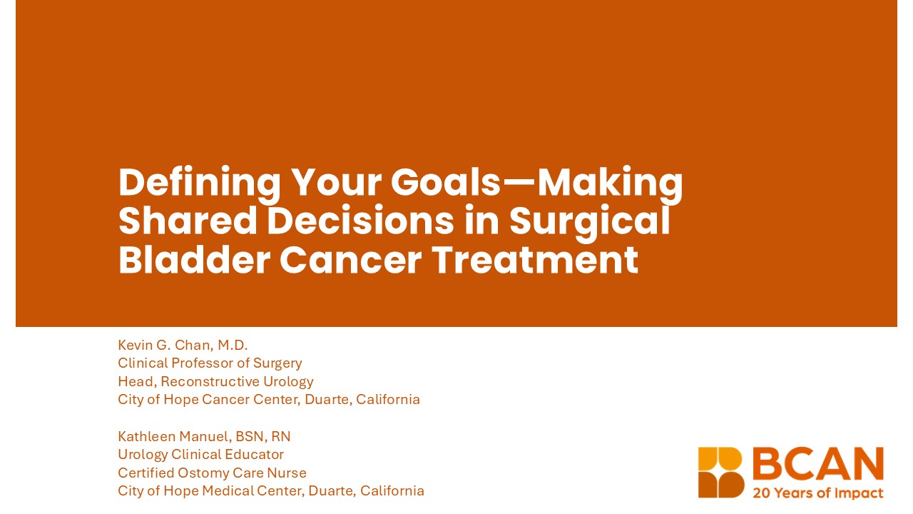Webinar: Defining Your Goals—Making Shared Decisions in Surgical ...